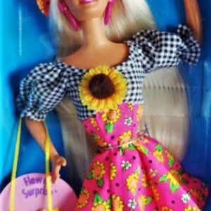 Barbie | Toys | Vintage Sunflower Barbie Sunflower Print Dress 994 ...